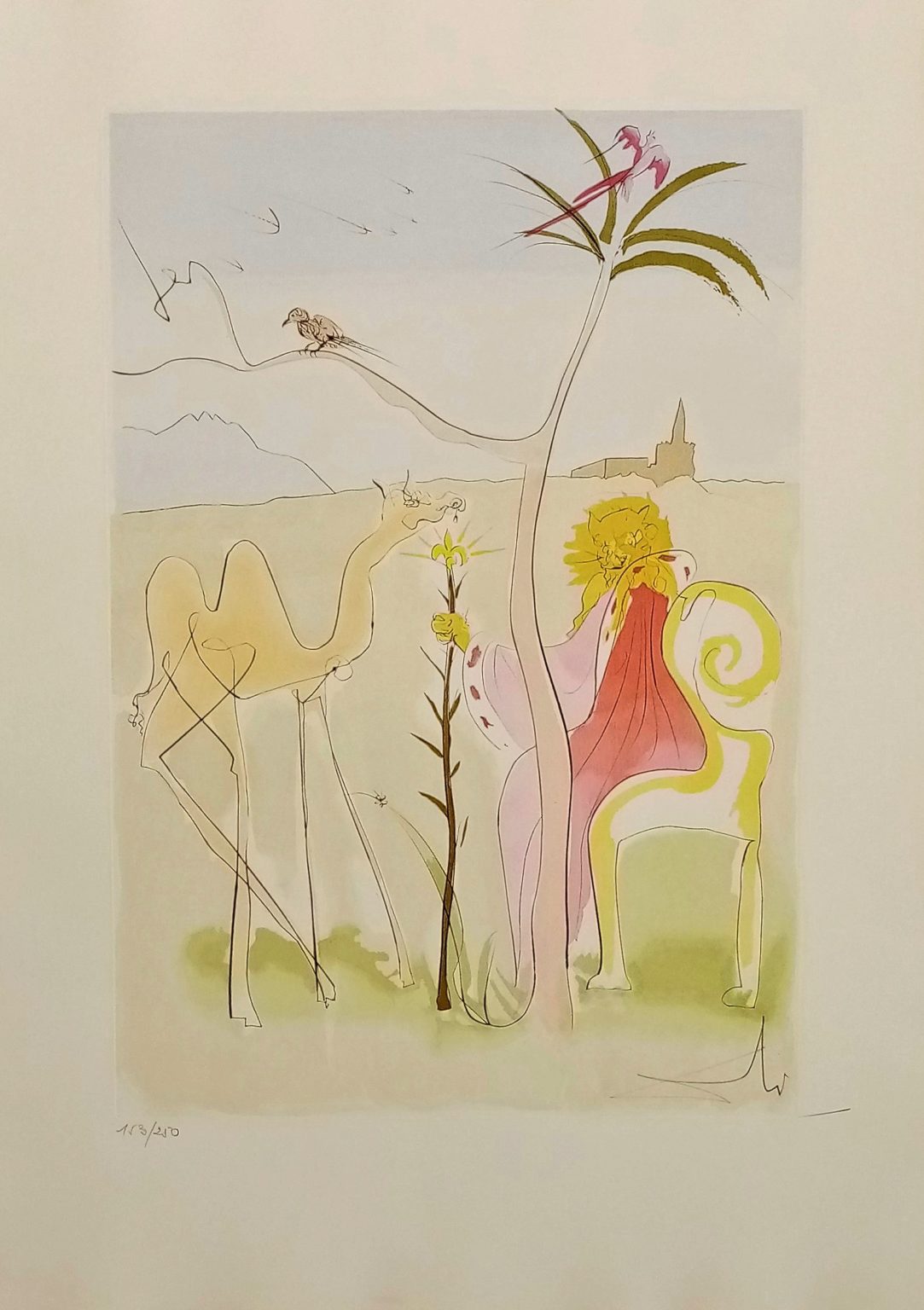 The court of the lion - La Fontaine's bestiary • Dali Paris